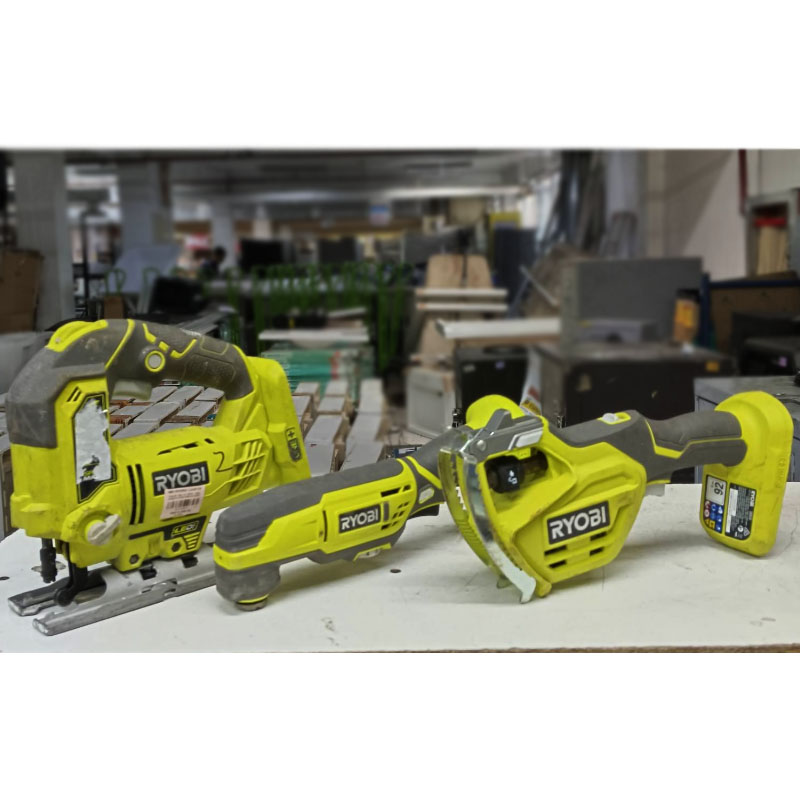 Ryobi 3pcs.Power Tools Kit R18MT3 R18JS OPS18 – As-is | HMR Shop N' Bid