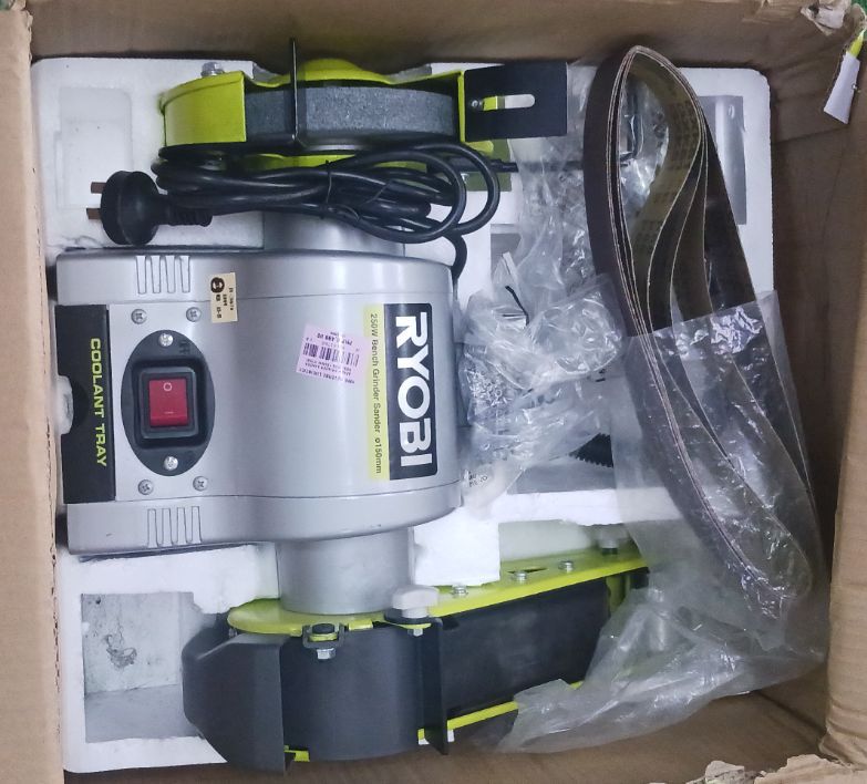 Ryobi Bench Grinder Sander Rbgl250g 150m | HMR Shop N' Bid