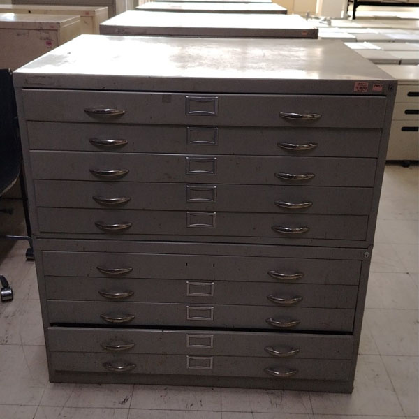 Plan Rack Steel File Set 2pcs (Used) | HMR Shop N' Bid
