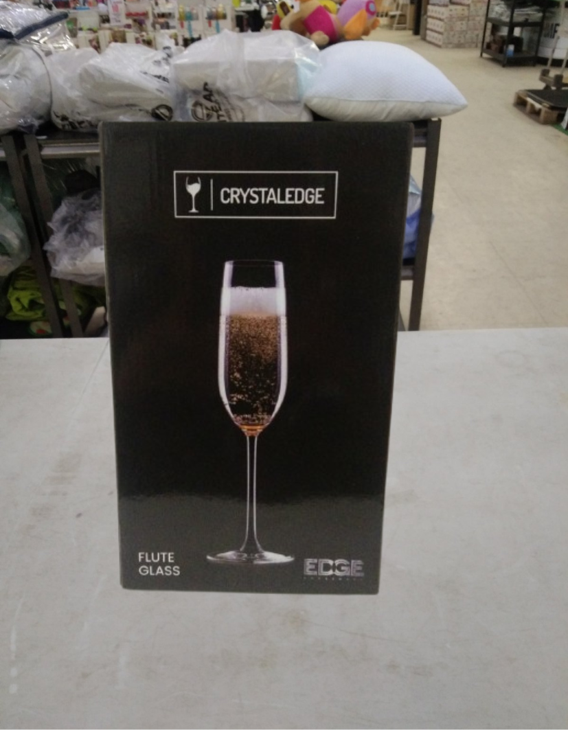 Edge Flute Glass SW-FL230 230ML 2PCS | HMR Shop N' Bid