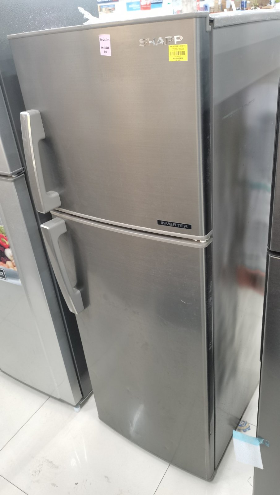 Sharp 2 Door Refrigerator 6.6Cu.Ft SJ-VL70BP-SL | HMR Shop N' Bid