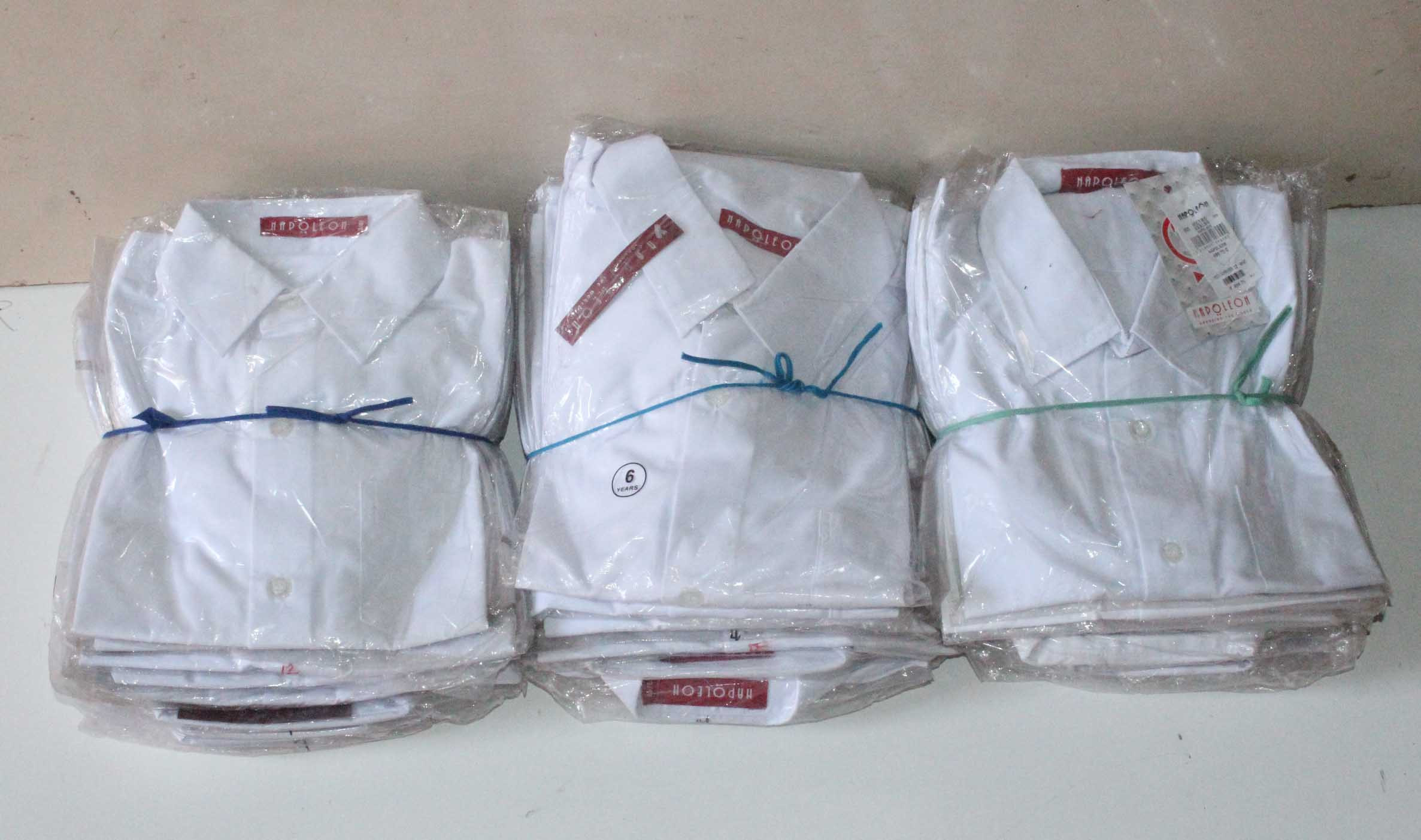 Approx. 150pcs Assorted Kids Short Sleeves Polo Uniform - Approx ...