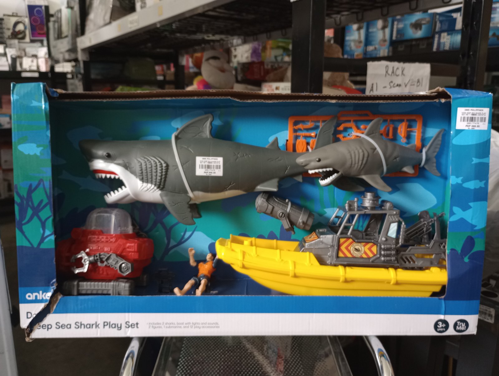 Anko Toys Deep Sea Shark Play Set 43076710 (No Female Figure) | HMR ...