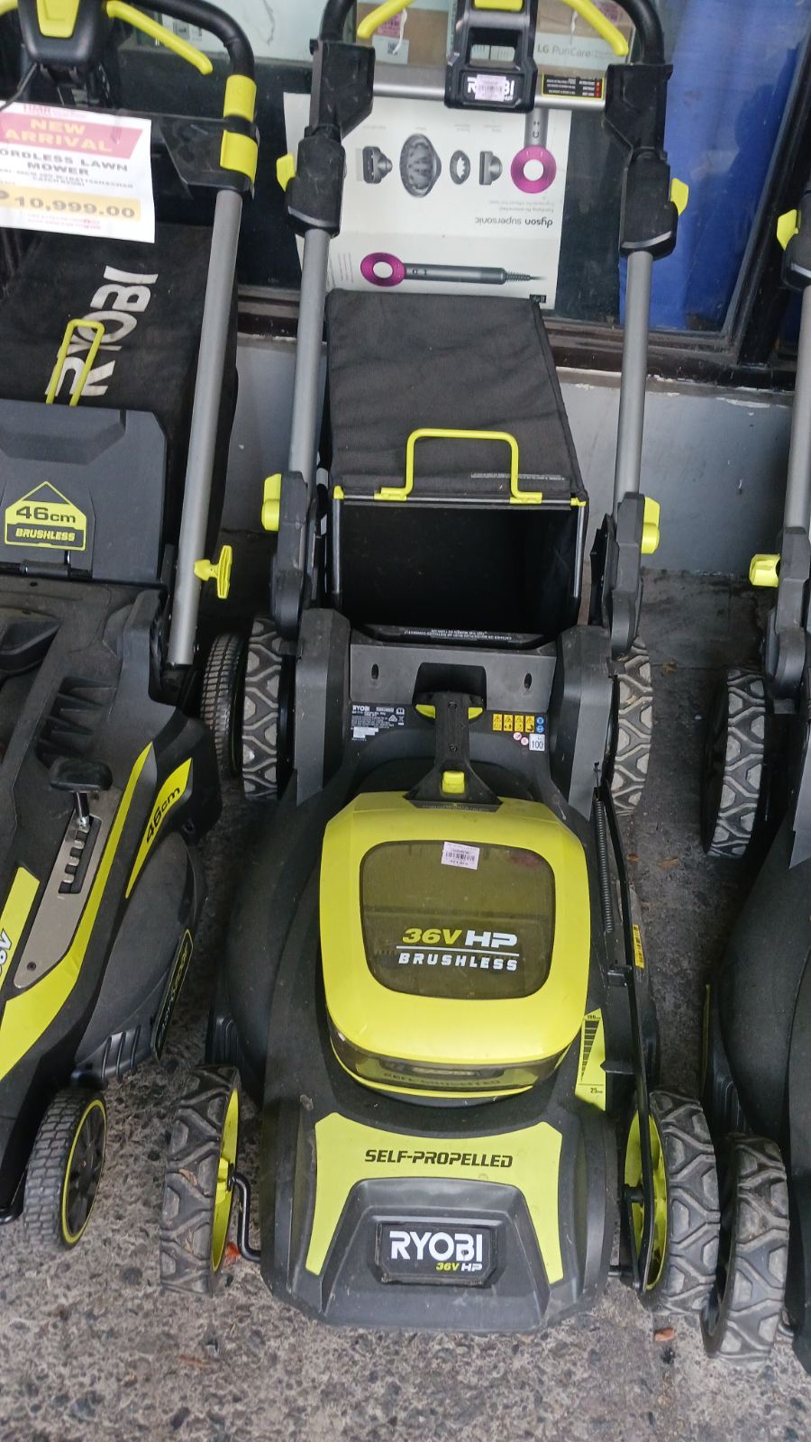 Ryobi Brushless Lawn Mower R36xlmw20 36v W/chgr&1batt&catcher 4ah | HMR ...