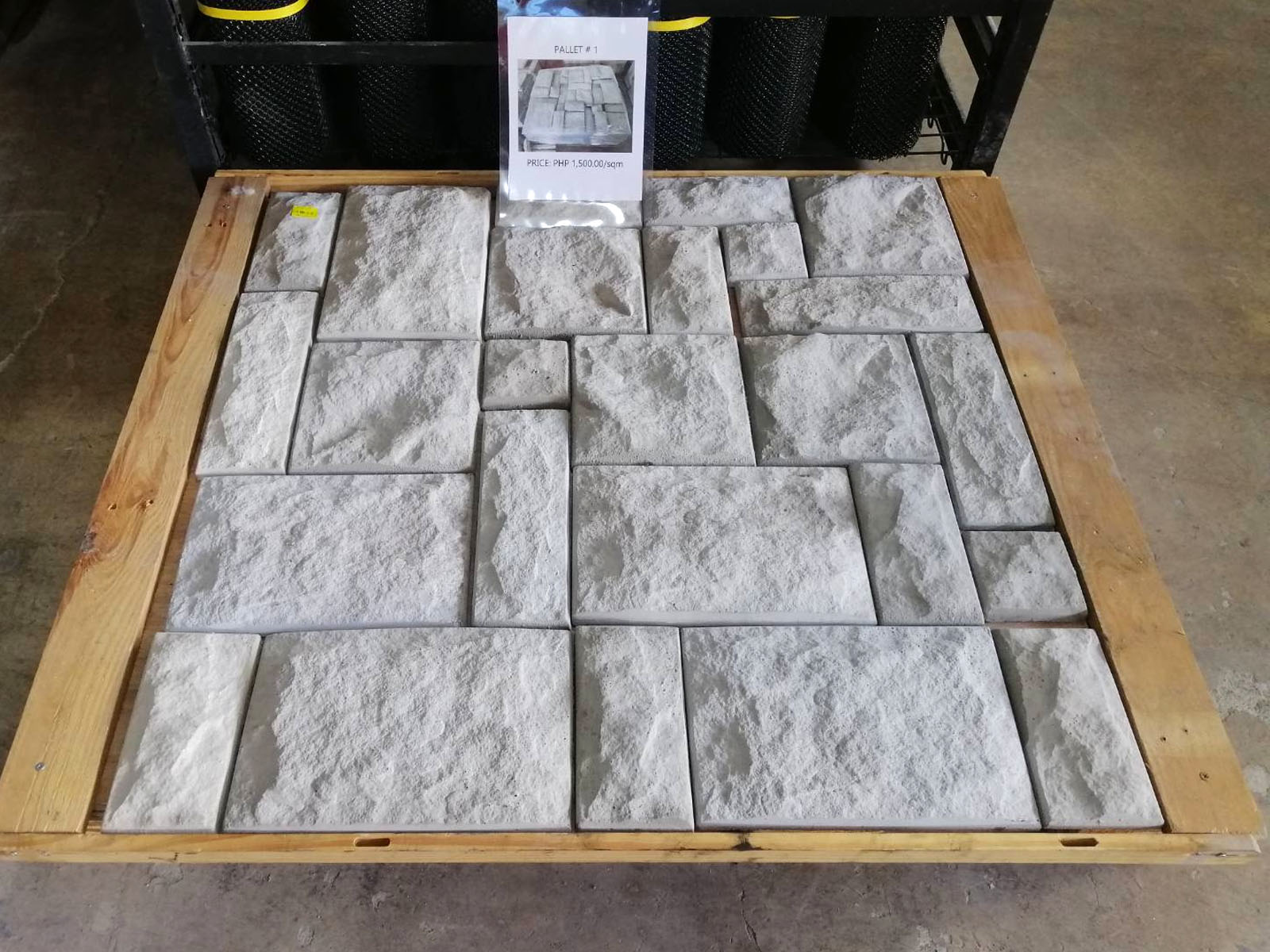 Stone Wall Tiles 1X1M | HMR Shop N' Bid