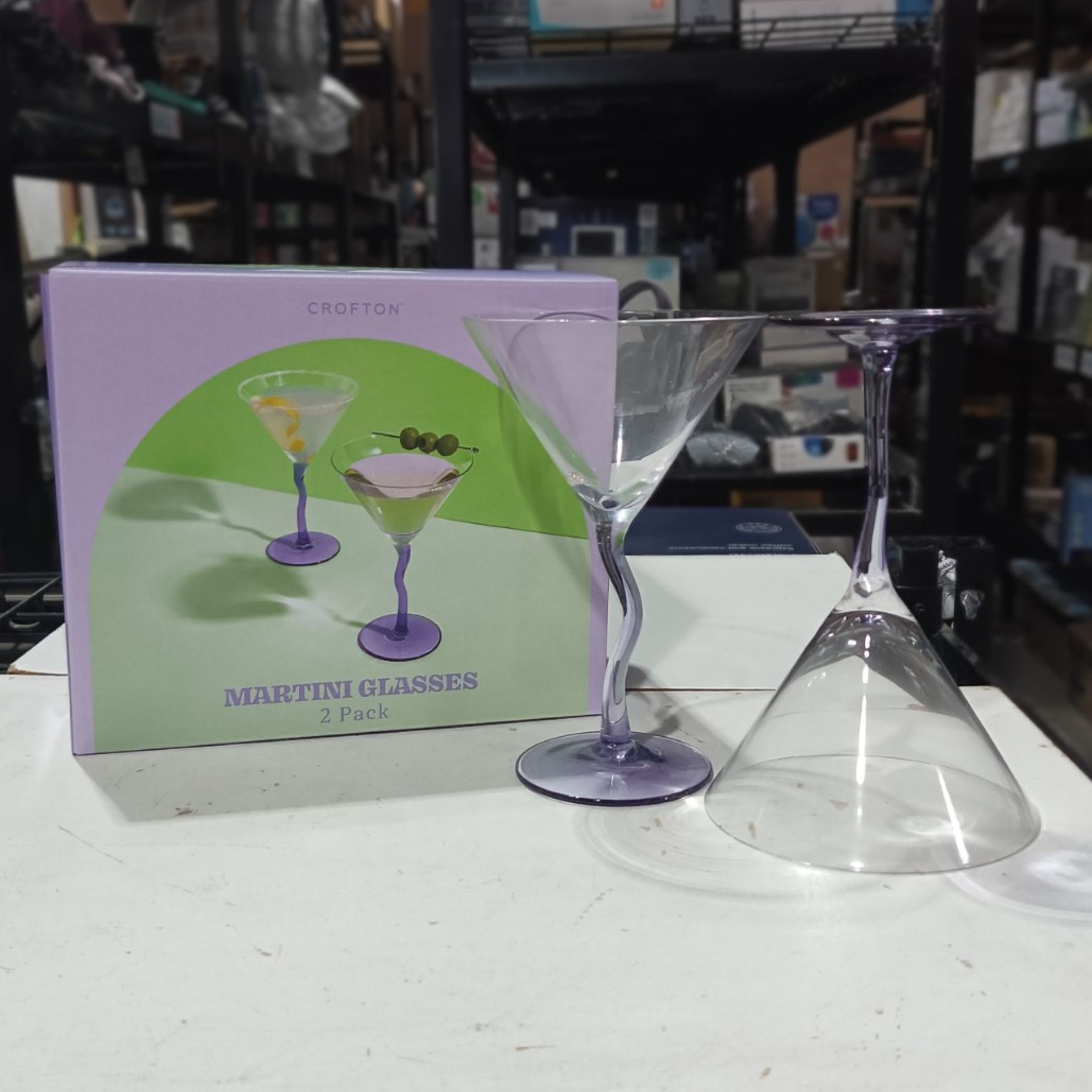 Crofton Martini Glasses 200ml 2pcs | HMR Shop N' Bid