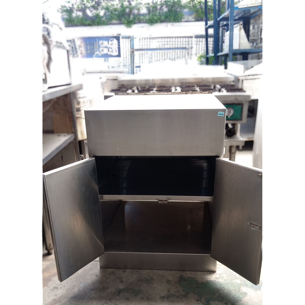 Stainless Steel Cabinet 2 Door As-Is | HMR Shop N' Bid
