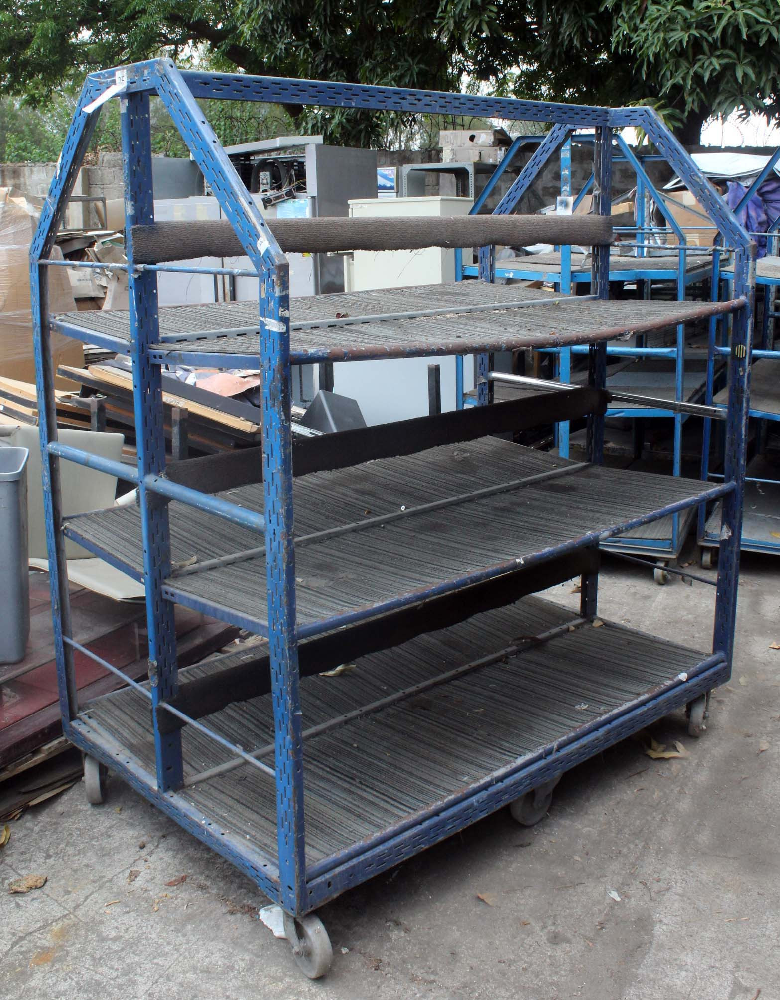 Steel Mobile Gondola - Steel Mobile Gondola | HMR Shop N' Bid