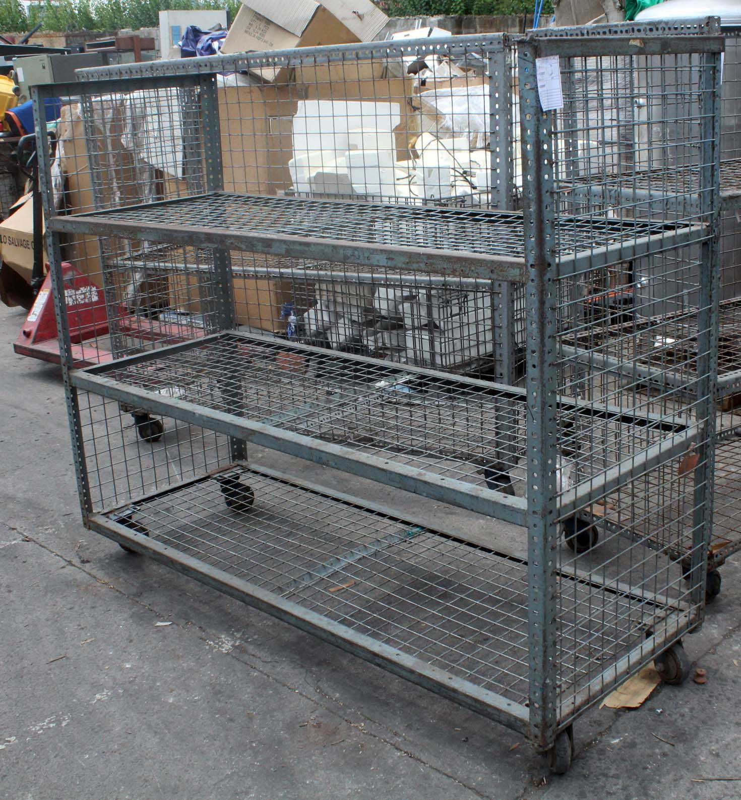Steel Mobile Gondola - Steel Mobile Gondola | HMR Shop N' Bid