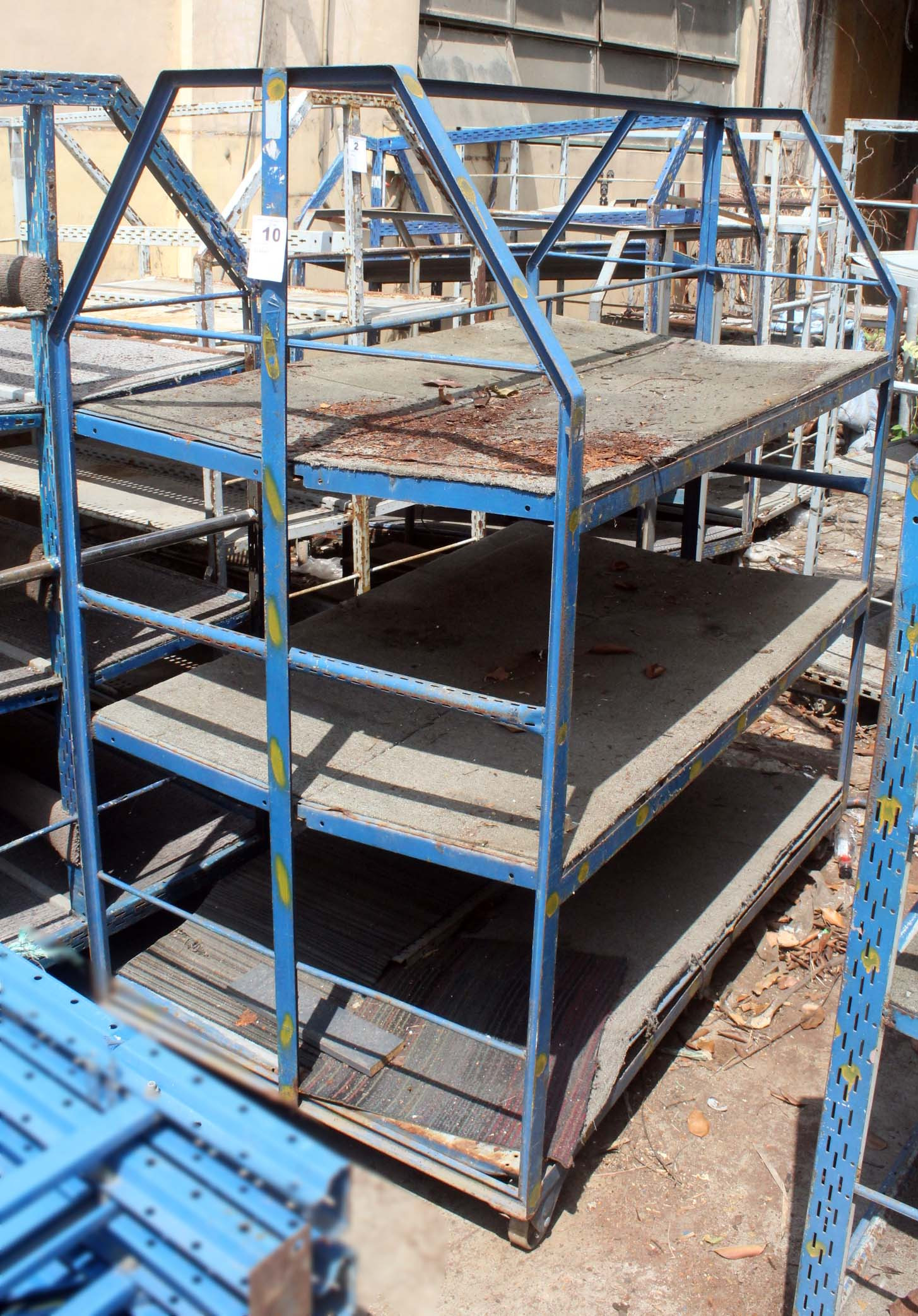 Steel Mobile Gondola - Steel Mobile Gondola | HMR Shop N' Bid