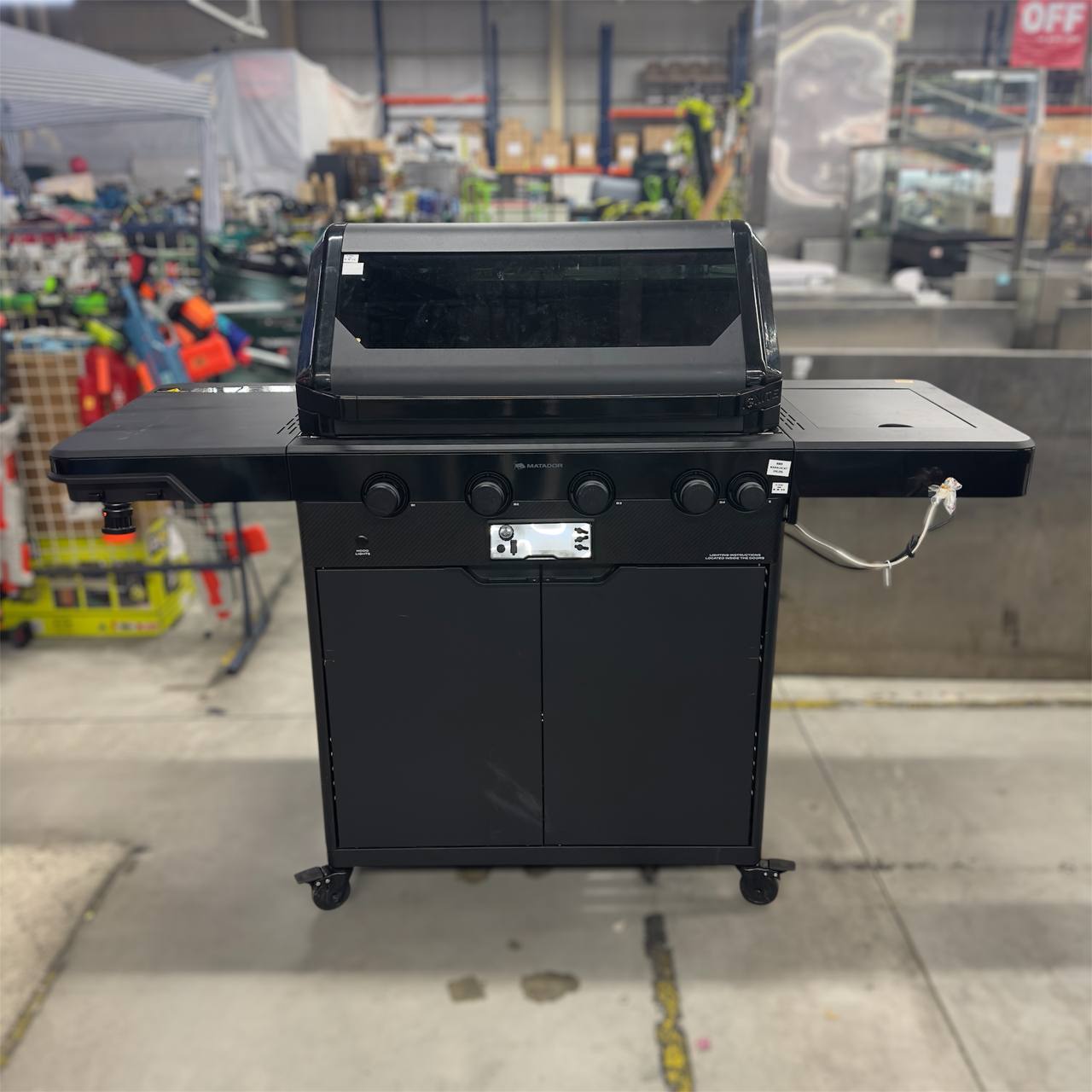 Matador Ignite 4 Burner Gas BBQ GB0652 Asis Without 1 Side Regulator ...