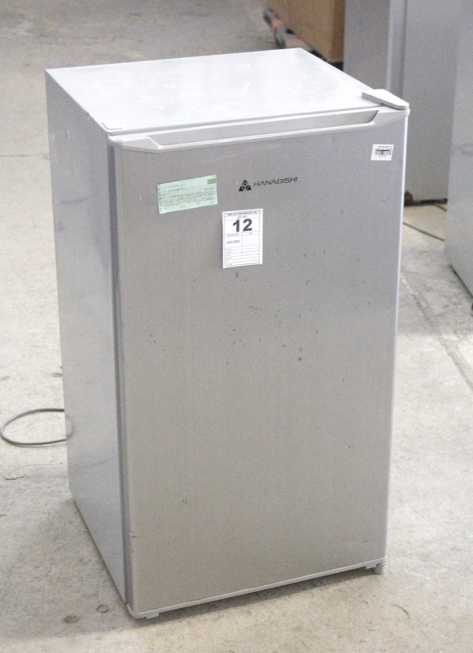 HANABISHI 3.3 cu. ft. Single Door Personal Refrigerator HASREF-33 ...
