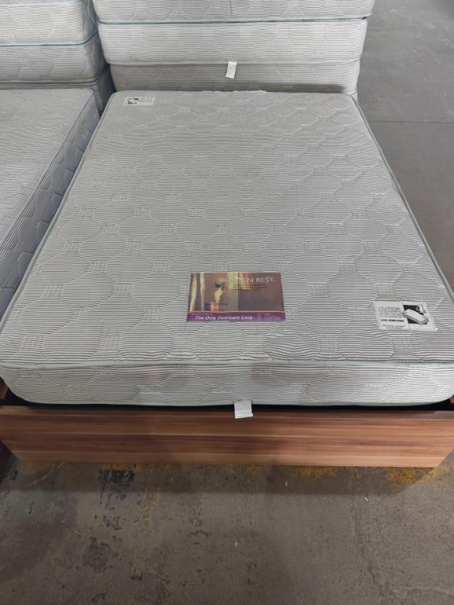 Golden Rest Bed Frame with Mattress Double Size (Used, Damaged) | HMR ...