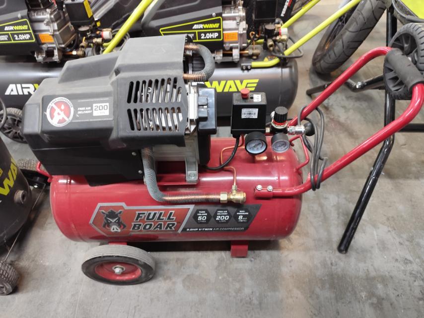 Full Boar Air Compressor 2200W 50L (Used) | HMR Shop N' Bid