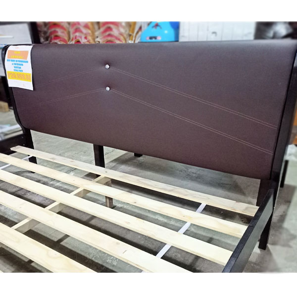Lotus Bed Frame With Headboard And Footboard 60x75in | HMR Shop N' Bid