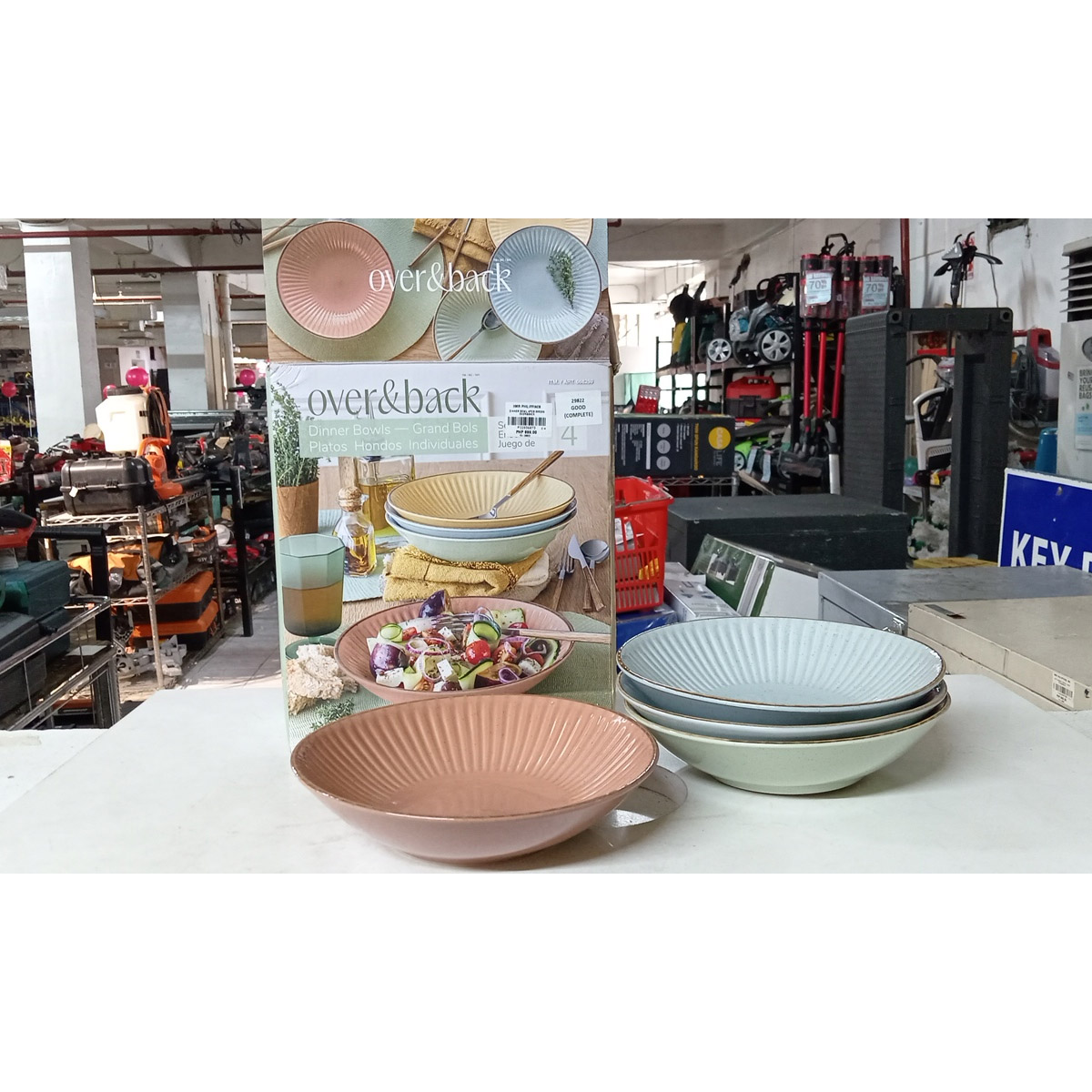 Over&Back Dinner Bowls 4Pc Set 668259 | HMR Shop N' Bid