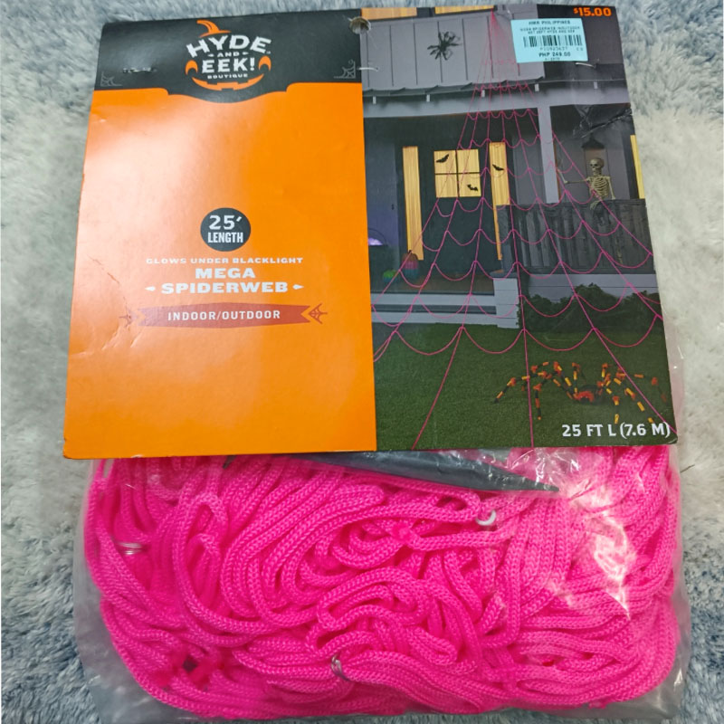 Hyde and Eek 25ft Mega Spider Web Net | HMR Shop N' Bid