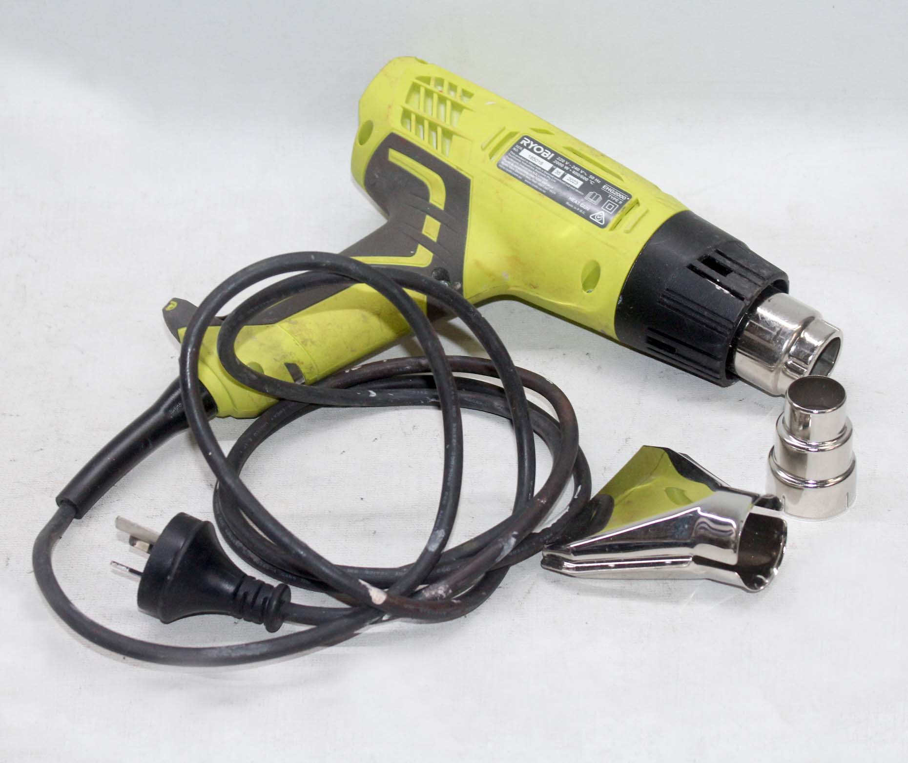 Ryobi Dual Temperature Heat Gun EHG2000 - Ryobi Dual Temperature Heat ...