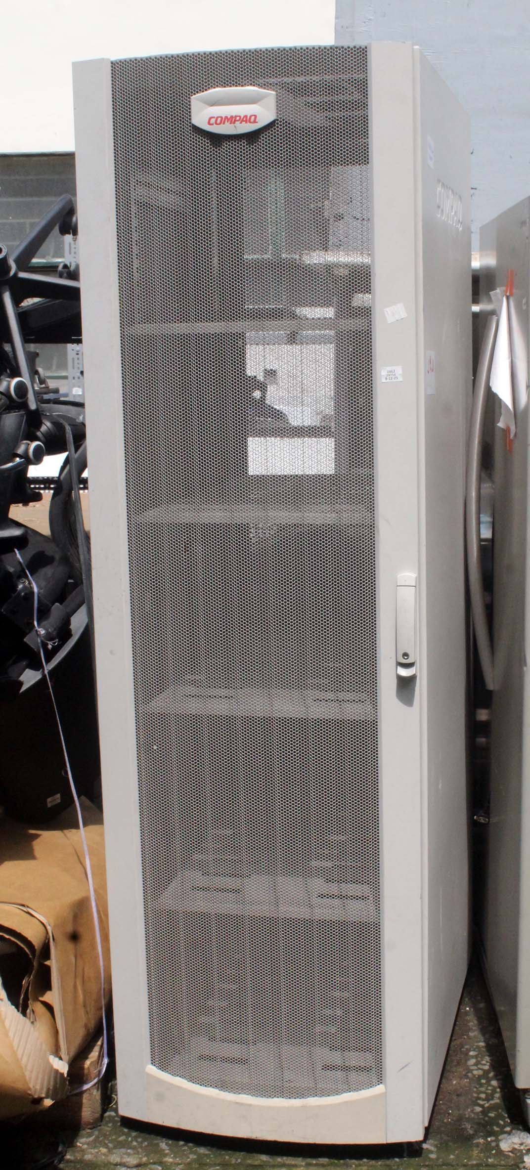 Safety Vault, Server Rack, Steel Filing Cabinet And Assorted Item / 1 ...