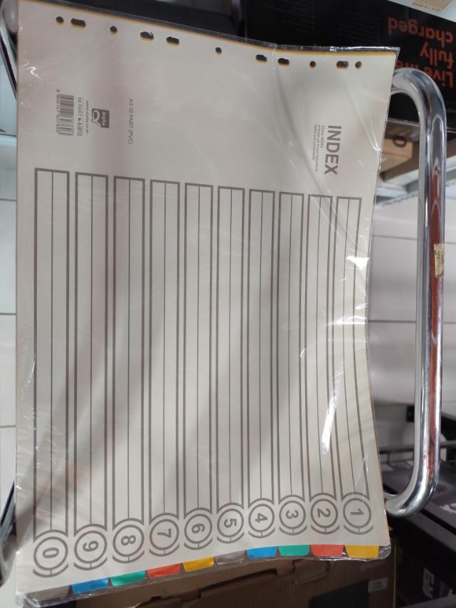 Alpha File Organizer A3 10 Part | HMR Shop N' Bid