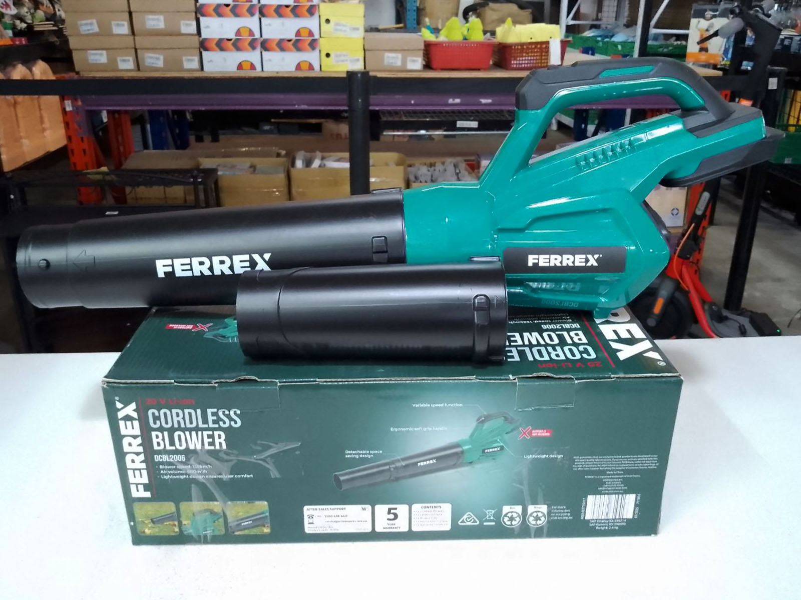 Ferrex Cordless Blower DCBL2006 716803 (w/o Battery & Charger) | HMR ...