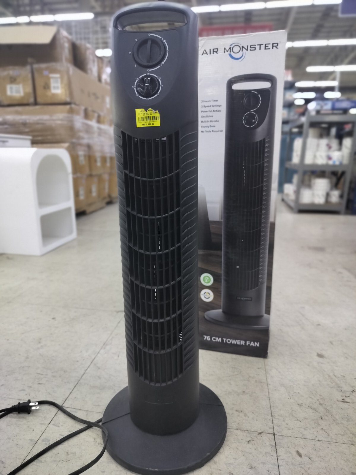 Air Monster Tower Fan 15830 30in | HMR Shop N' Bid