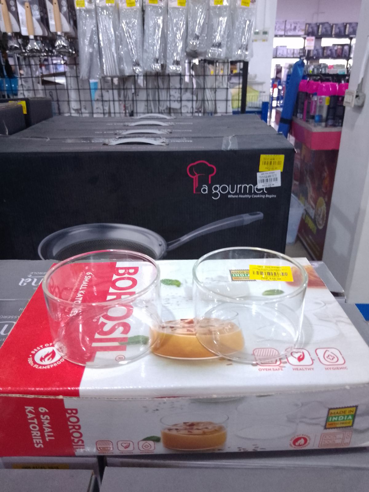 Small Glass Katories 6pcs Bvvibkt6540 | HMR Shop N' Bid