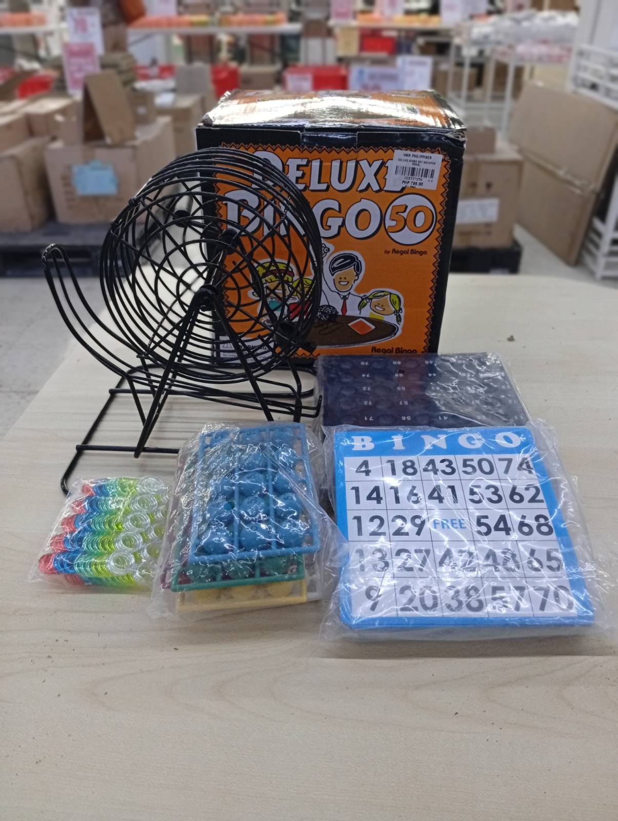 Deluxe Bingo Set 50Cards Regal | HMR Shop N' Bid