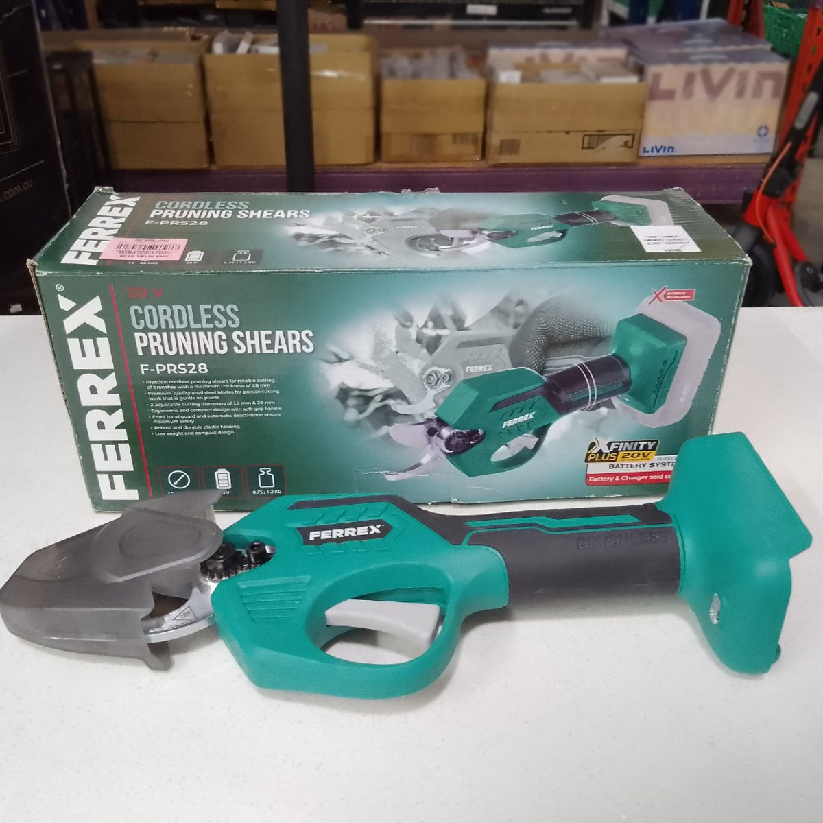 Ferrex Cordless Pruning Shears F-PRS28 (w/o Battery) | HMR Shop N' Bid