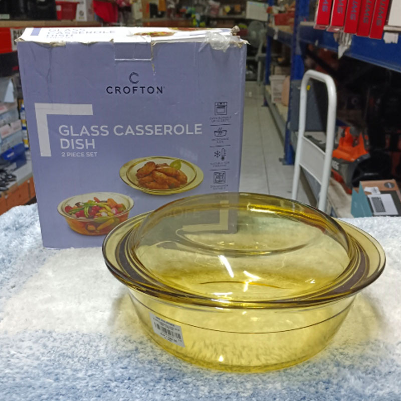 Crofton Glass Casserole Dish 718831 | HMR Shop N' Bid