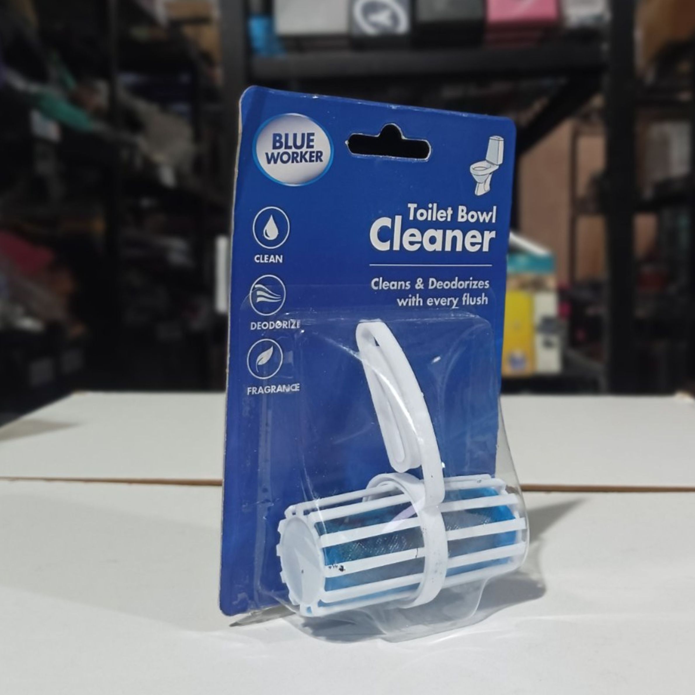 Clean Sweep Toilet Bowl Cleaner with Plastic Holder | HMR Shop N' Bid