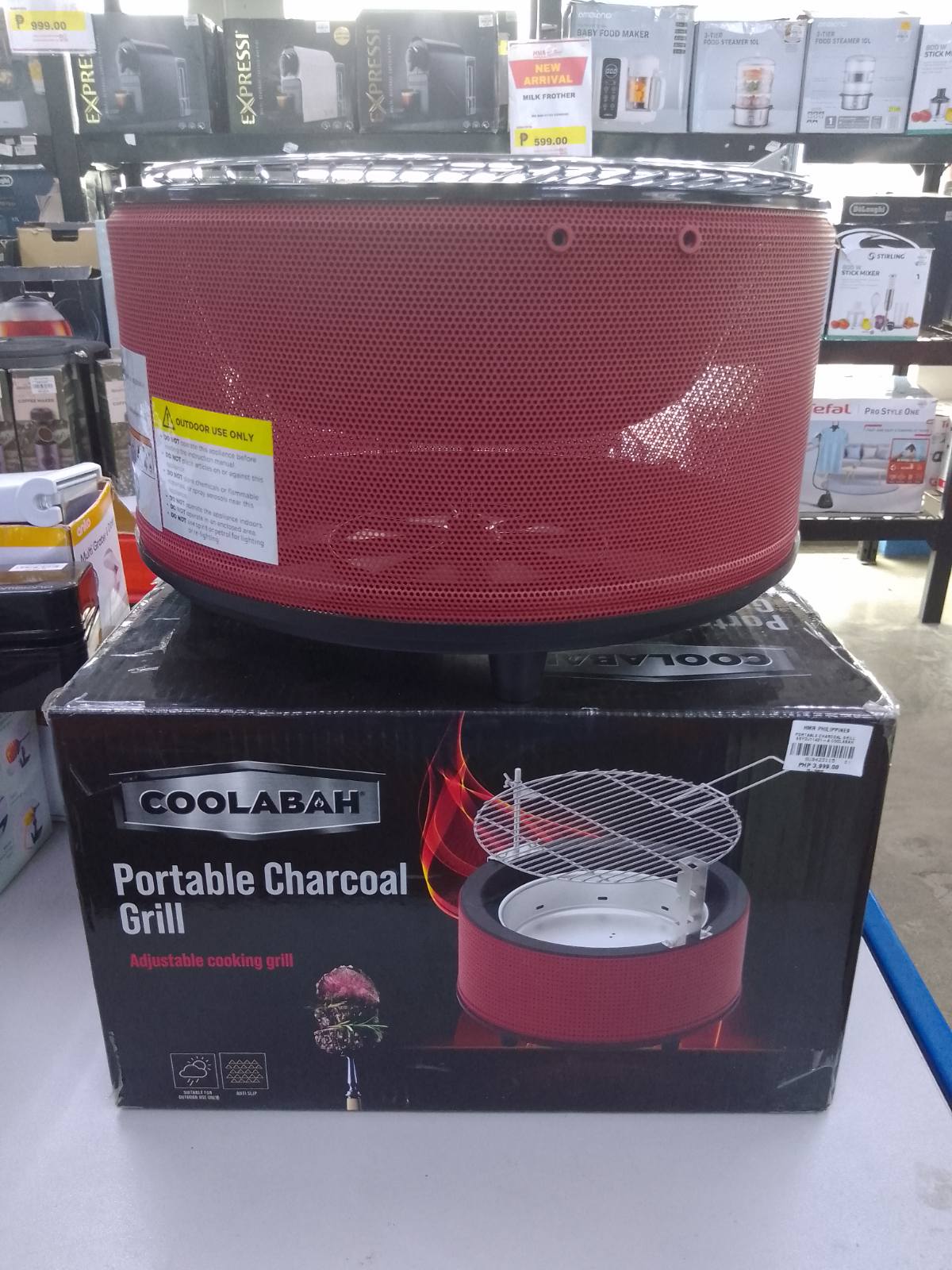 Coolabah Portable Charcoal Grill Skydj11401-a | HMR Shop N' Bid