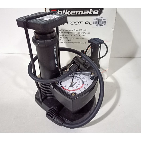 Bikemate Mini Foot Pump | HMR Shop N' Bid