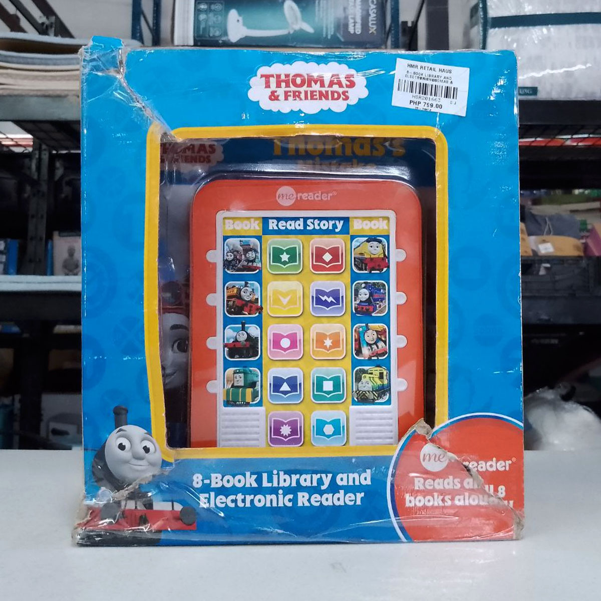 Thomas & Friends 8-Book Library and Electronics Reader | HMR Shop N' Bid