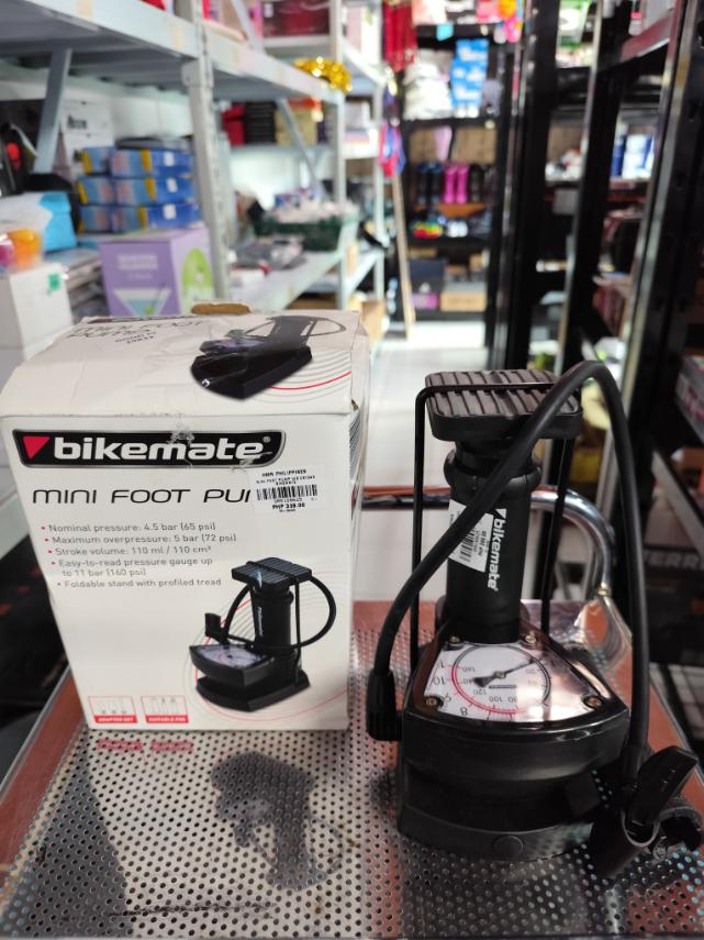 Bikemate Mini Foot Pump CB1943 | HMR Shop N' Bid