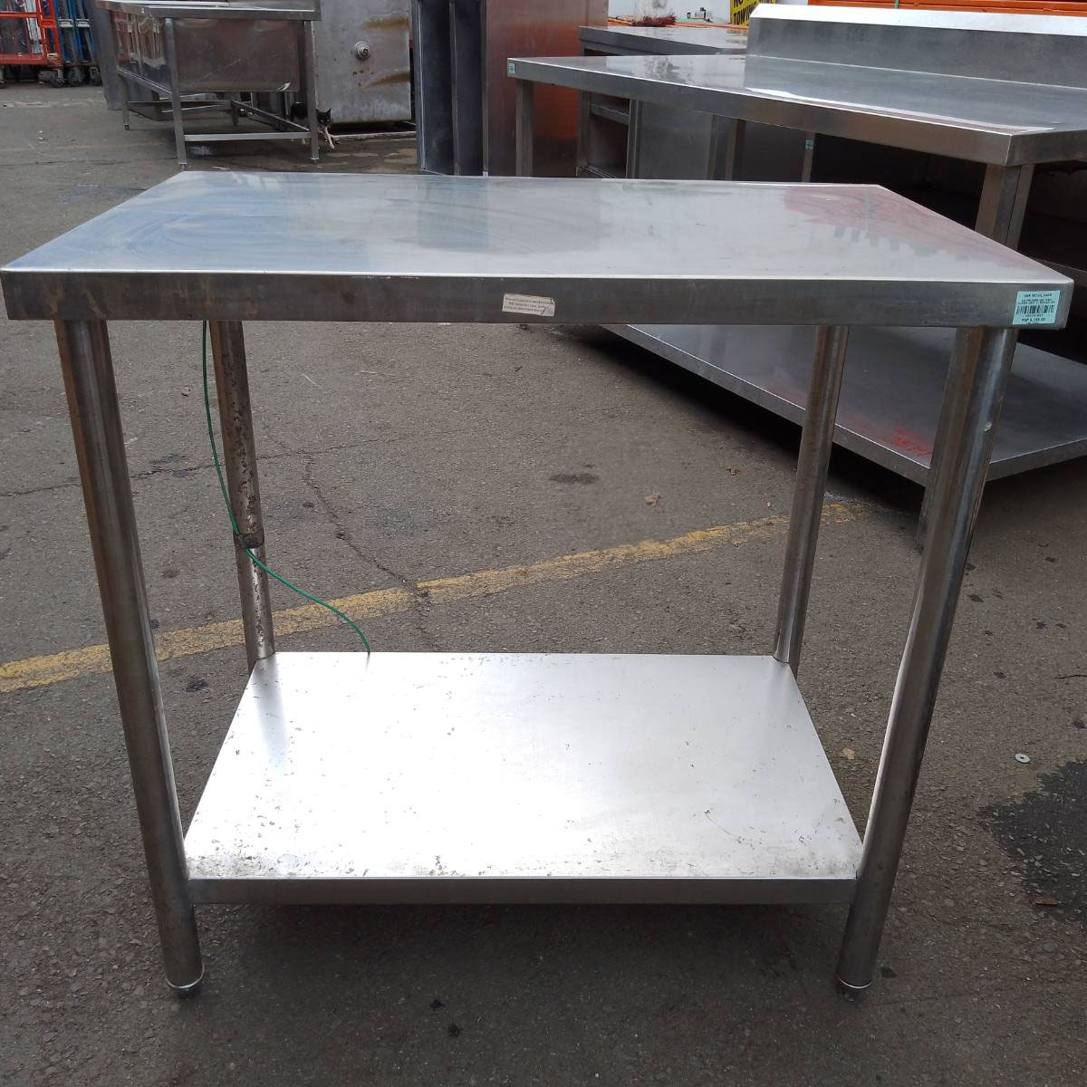 Stainless Steel Preparation Table 2 Layer 39X27.5X31.5IN | HMR Shop N' Bid