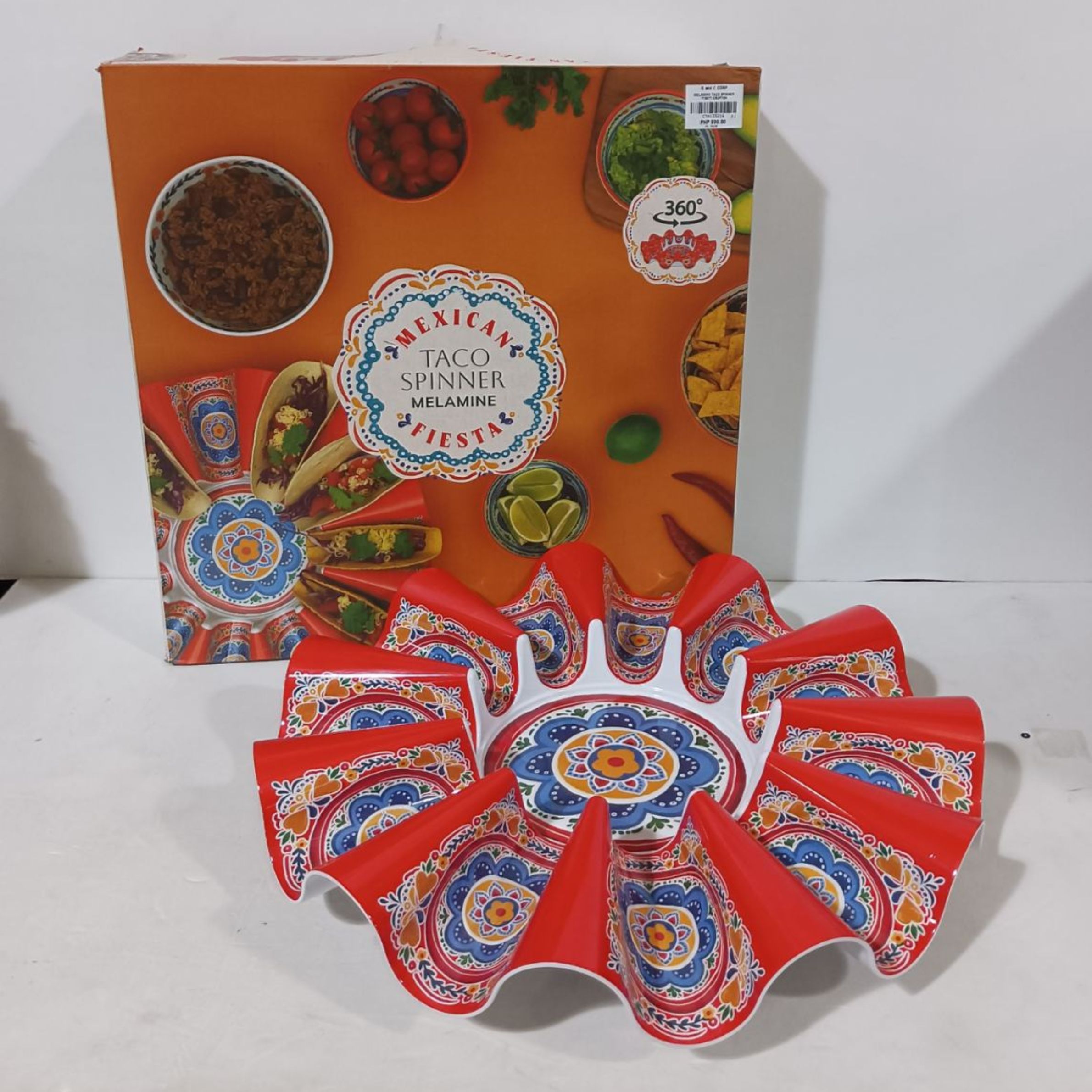 Crofton Melamine Taco Spinner 37cm | HMR Shop N' Bid