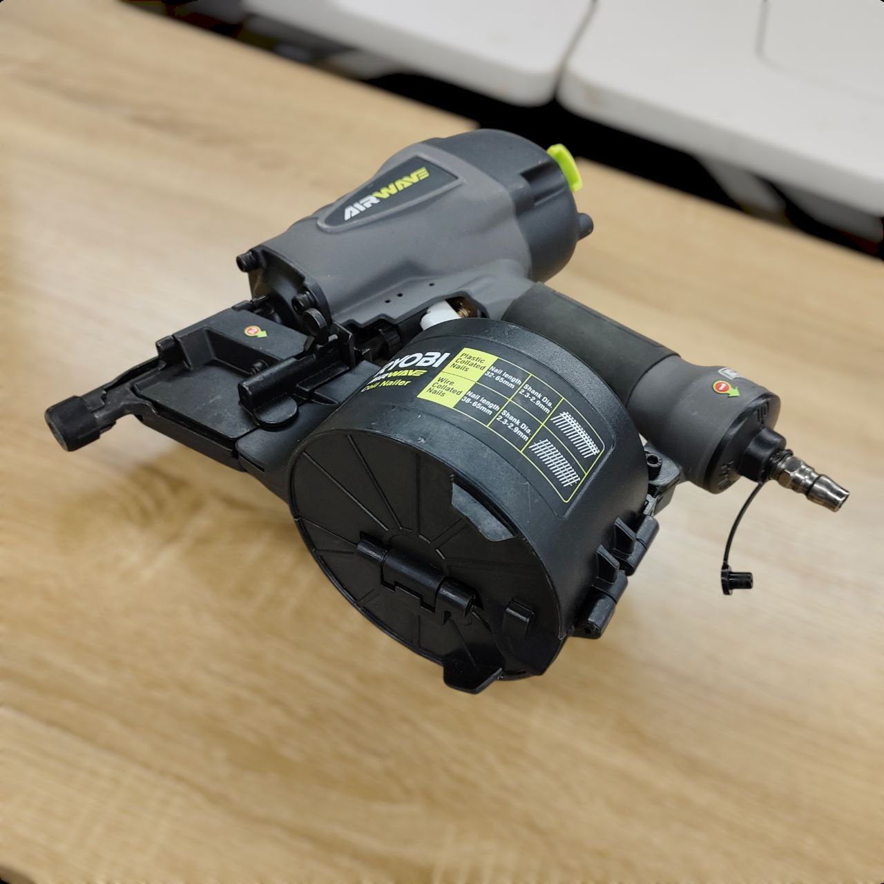Ryobi Coil Nailer Airwave RA-NC1565-K Asis Scratches | HMR Shop N' Bid
