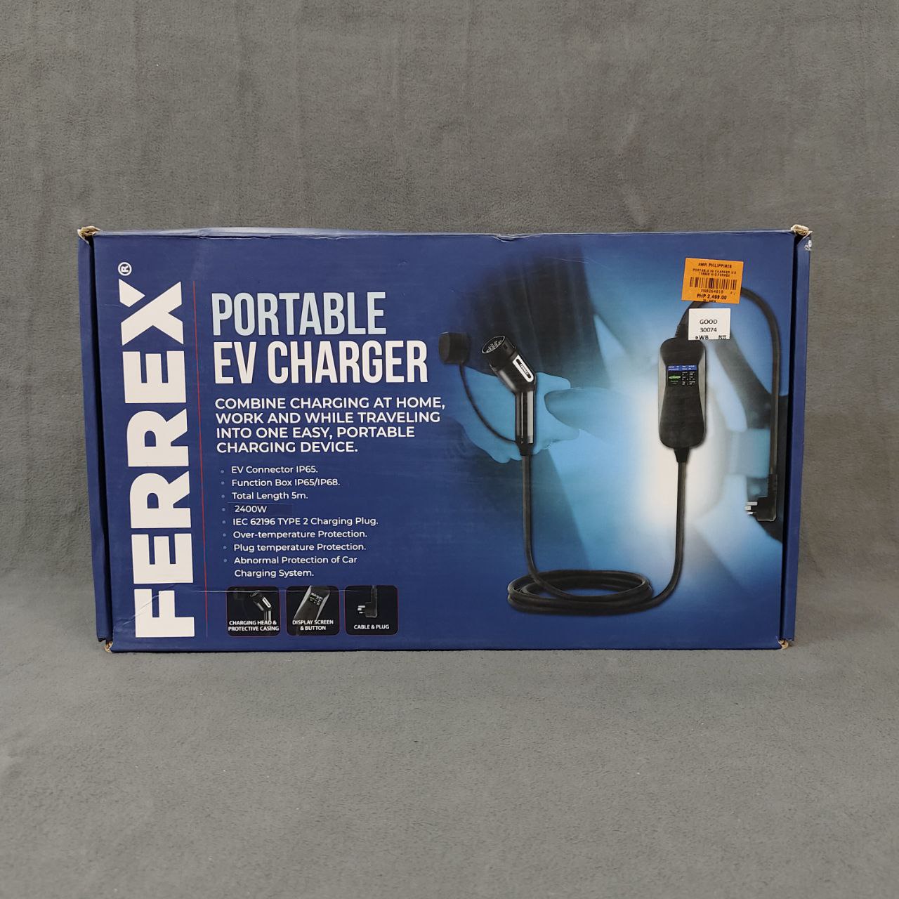 Ferrex Portable EV Charger 718696 H10 | HMR Shop N' Bid