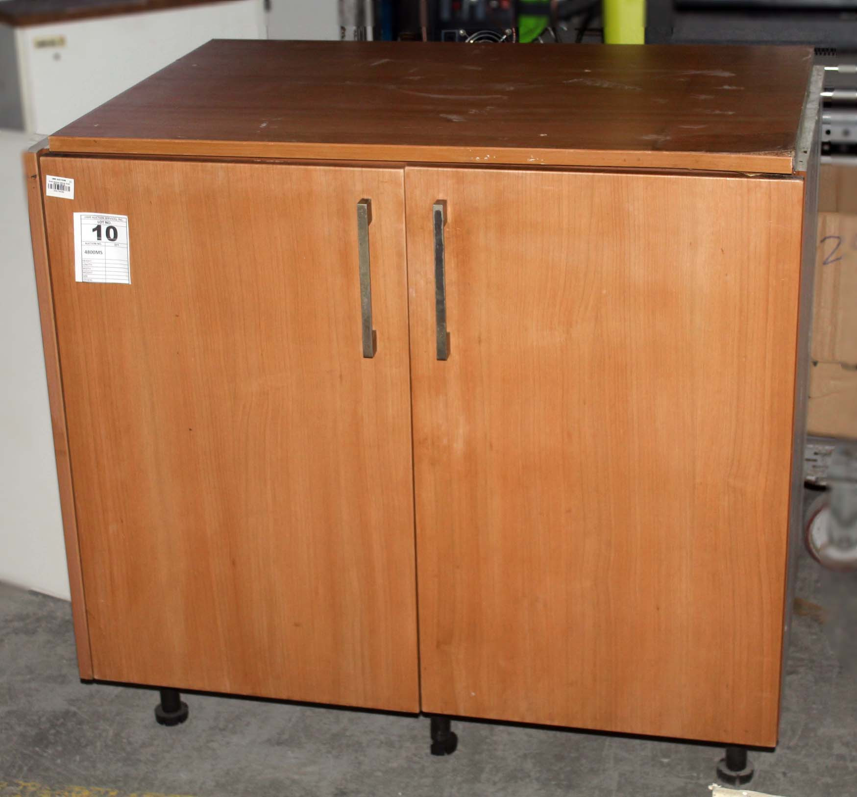 Wood Modular Cabinet — Lot 10 | HMR Shop N' Bid
