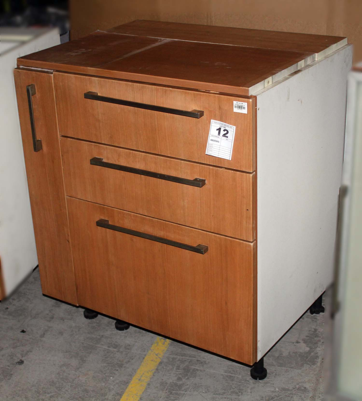 Wood Modular Cabinet — Lot 12 | HMR Shop N' Bid