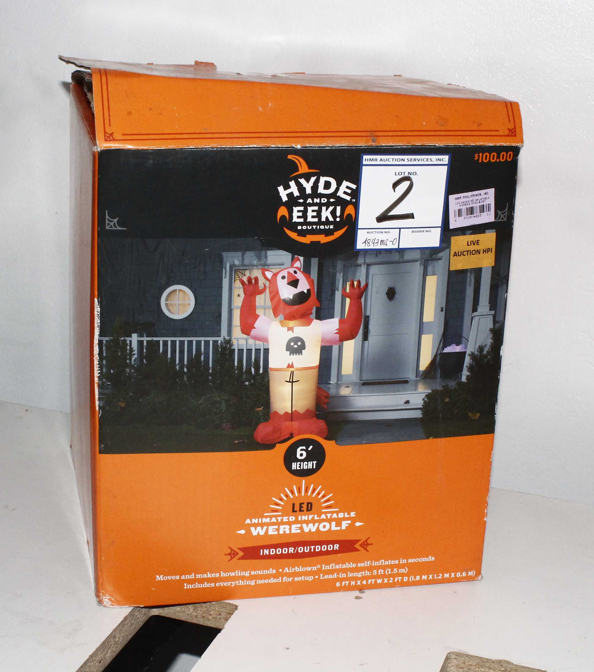 Hyde and Seek Led Animated Inflatable Werewolf - Hyde and Seek Led ...