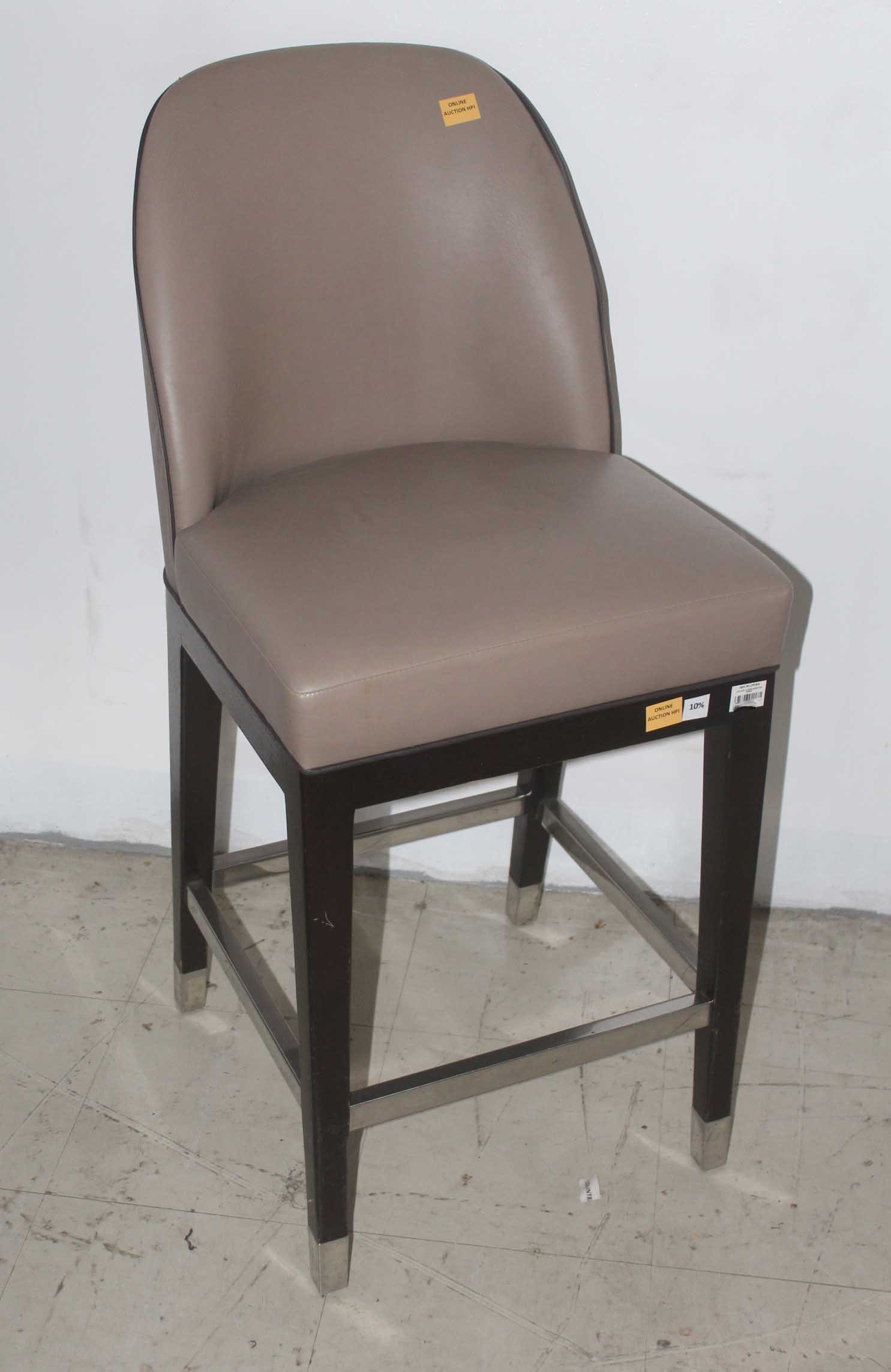 Leather Cover Bar Stool - Leather Cover Bar Stool | HMR Shop N' Bid