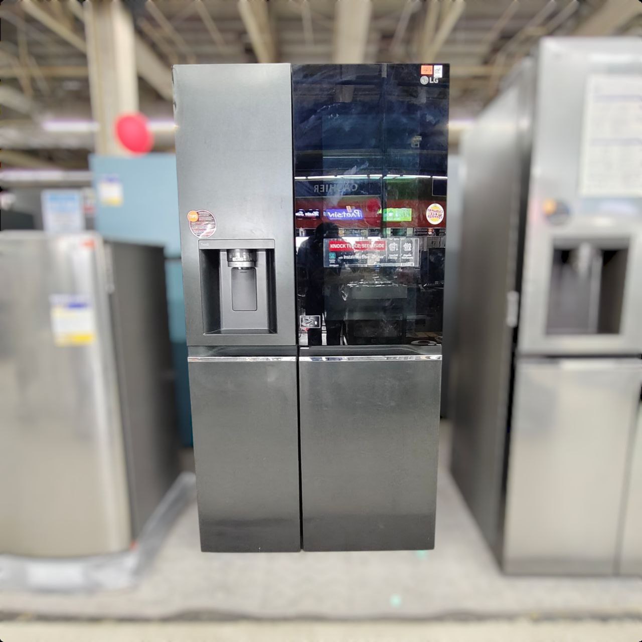 LG Refrigerator 2 Door Side by Side Inverter RVS-X238MC 23.8cu.ft Asis ...