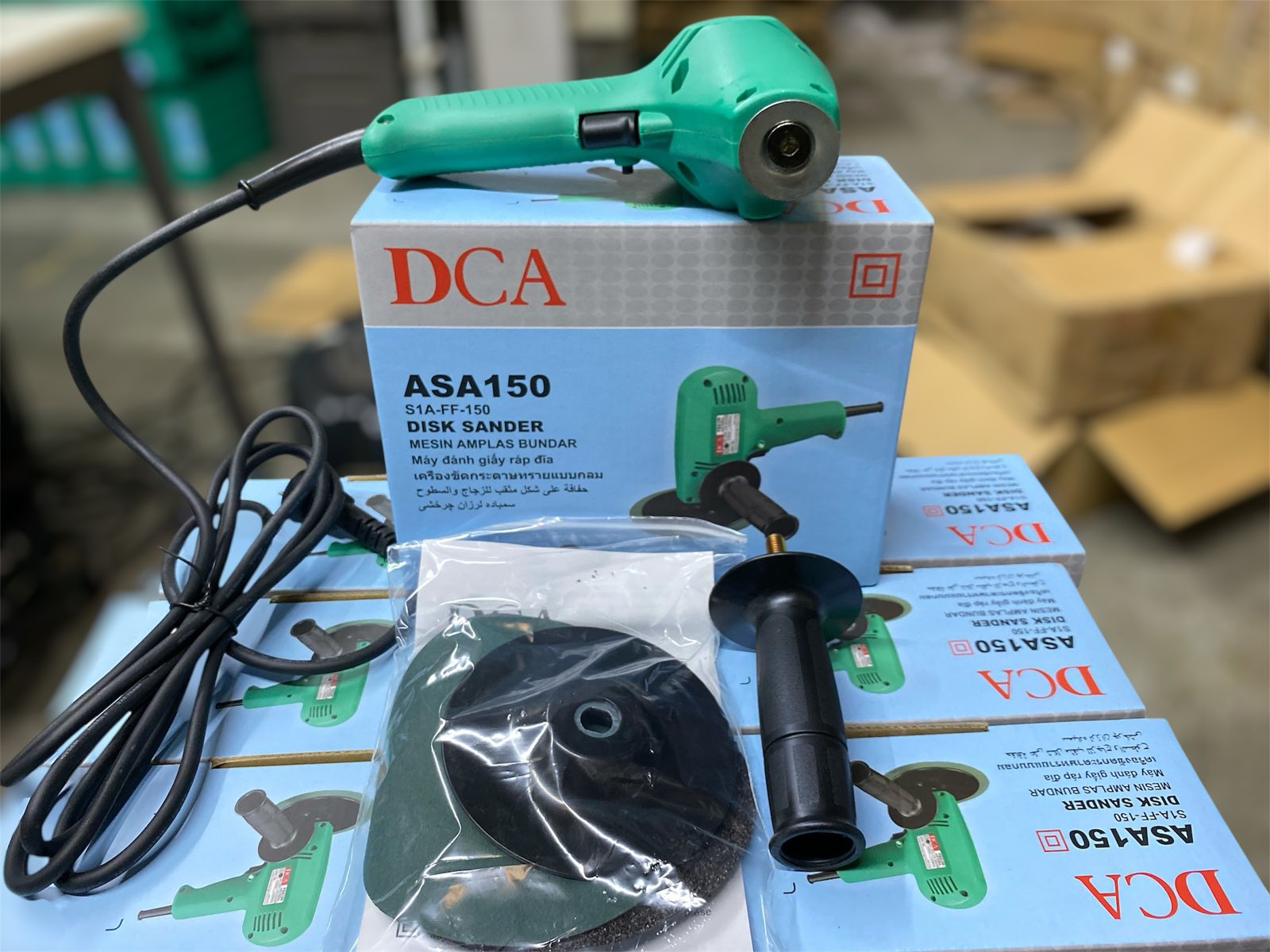 DCA Corded Disk Sander ASA150 | HMR Shop N' Bid