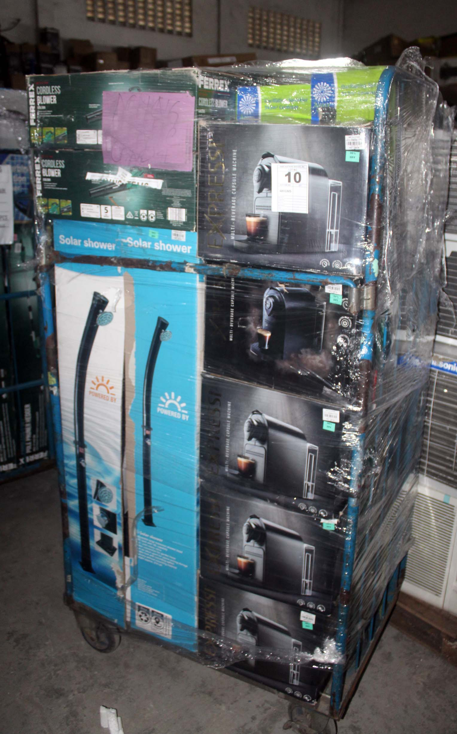 Solar Shower, Cordless Blower, Multi Beverage Capsule Machine and ...