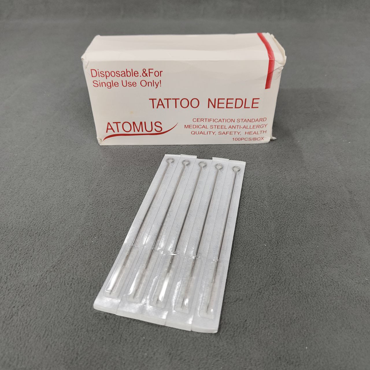 Atomus Long Tattoo Needle 100pcs | HMR Shop N' Bid