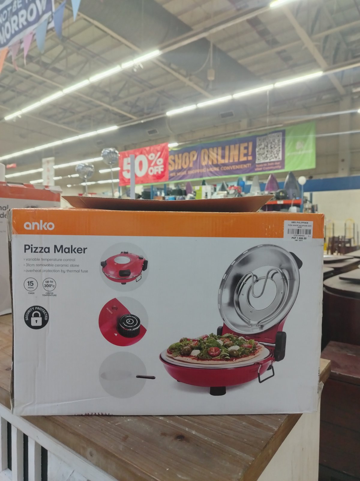 Pizza Maker APM33 220V ANKO | HMR Shop N' Bid