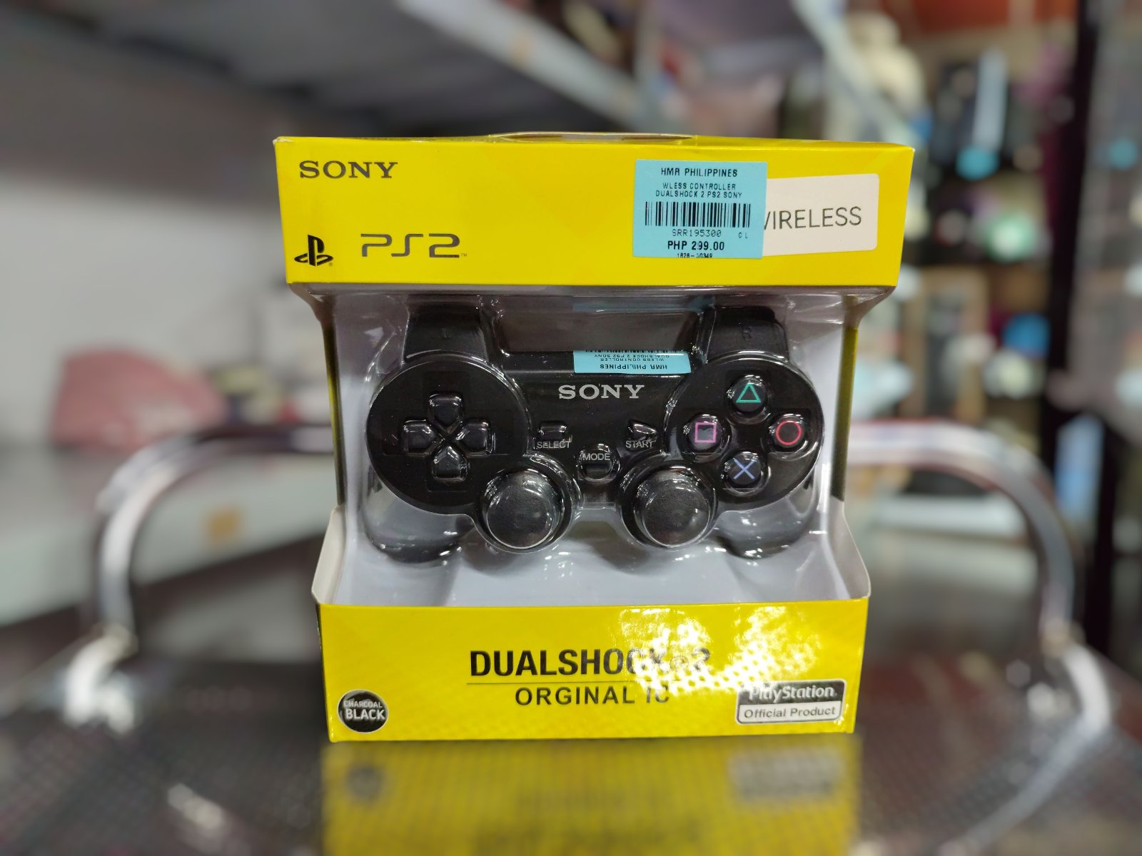 Sony PS2 Wireless Controller Dual Shock 2 Black | HMR Shop N' Bid