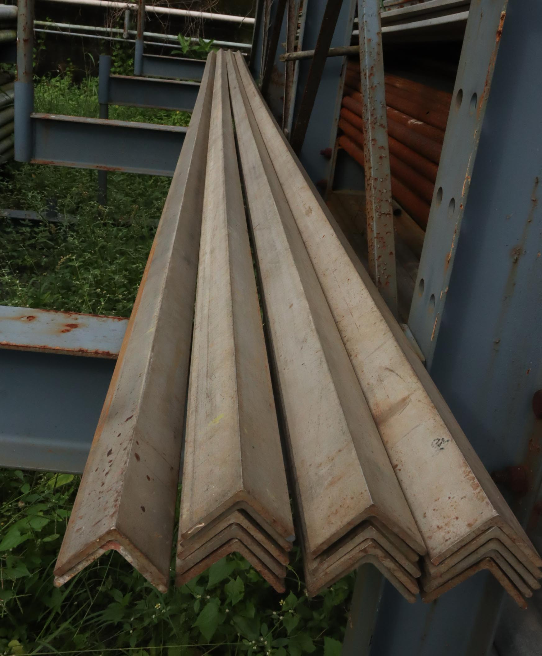 Angle Bar, Metal Spandrel, Fireproof Door and Assorted Metal Pipes (1 ...
